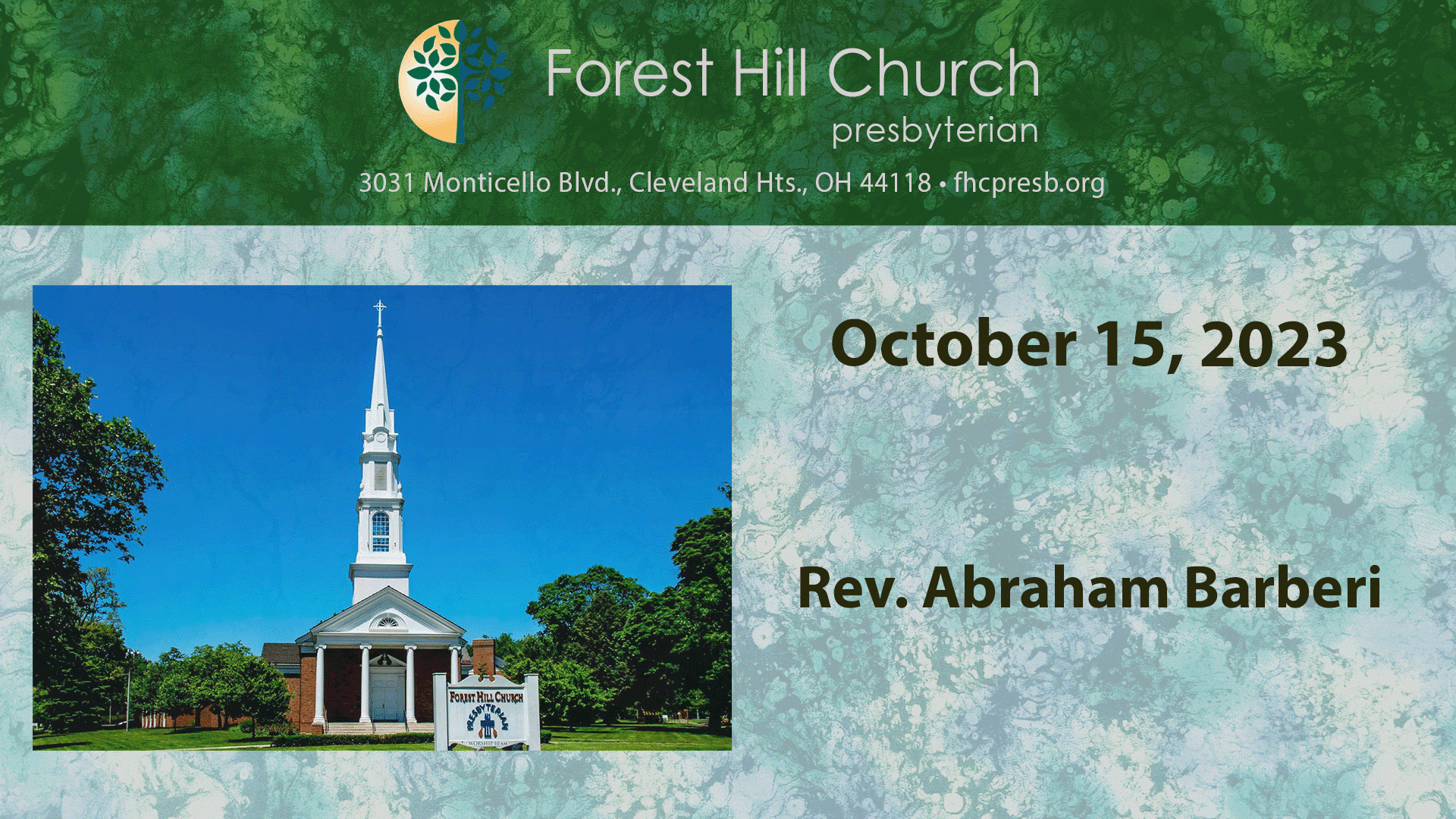 - Forest Hill Church, Presbyterian