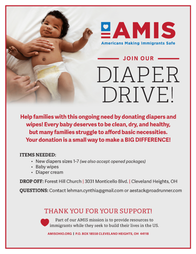Diaper Drive - Forest Hill Church, Presbyterian